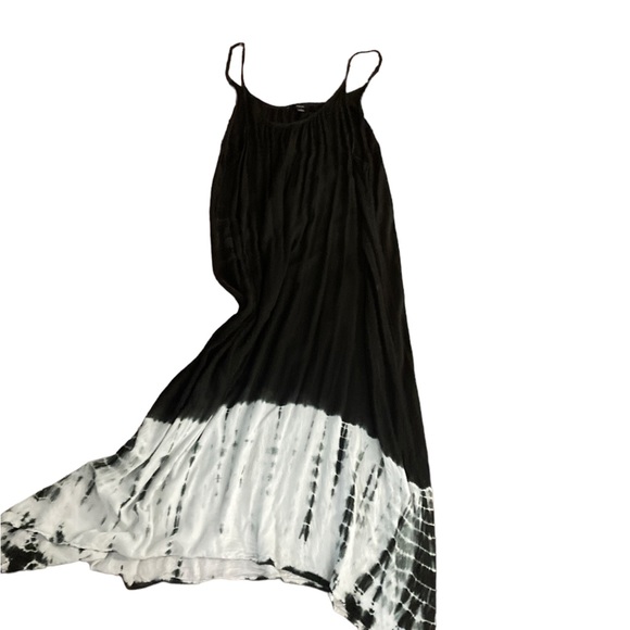 Raviya | Dresses | Raviya Black And White Tie Die Sleeveless Maxi Dress ...
